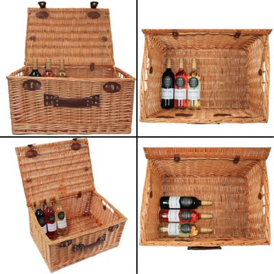 Wicker Baskets and Willow Picnic Hamper Baskets with Lids