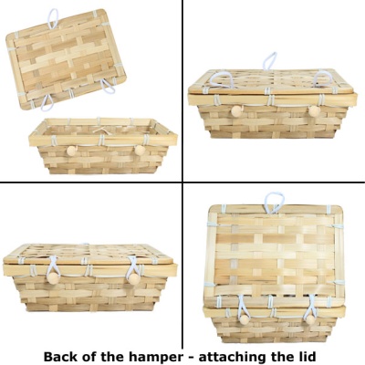 Bamboo Hamper Baskets for gift packaging