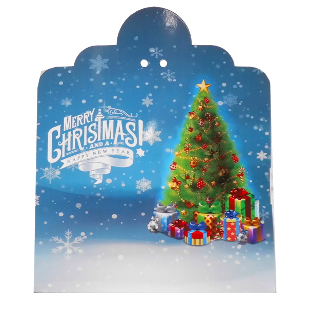 10 x Small Triangle CHRISTMAS TREE Gift Box with GREEN Mini Bows