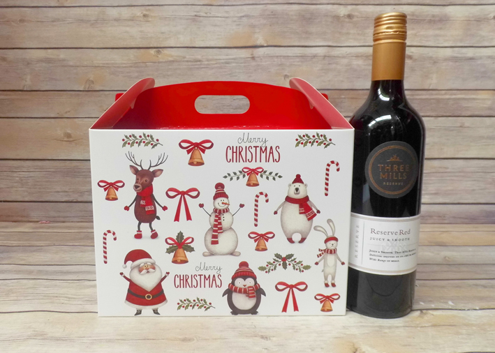 Gable Boxes - 24x18x16 (pk10 Large) - CHRISTMAS CHARACTERS