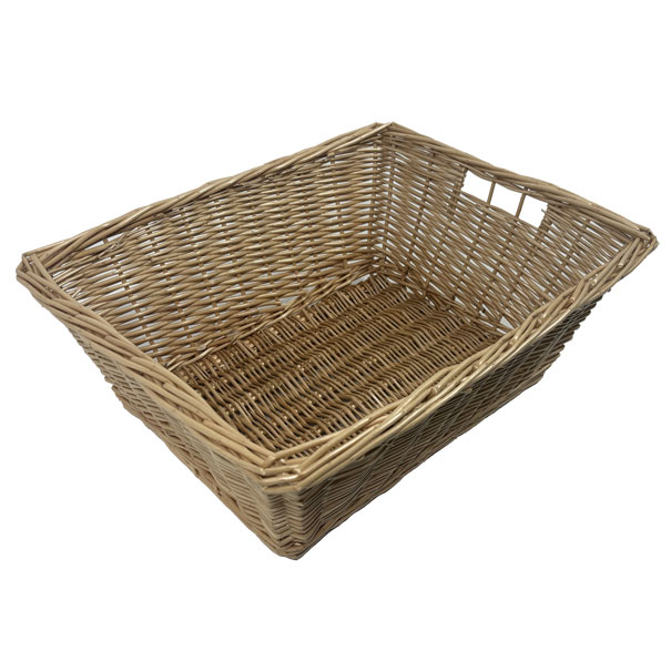 Deep Wicker Basket / Packing Tray - 48x37x18cm