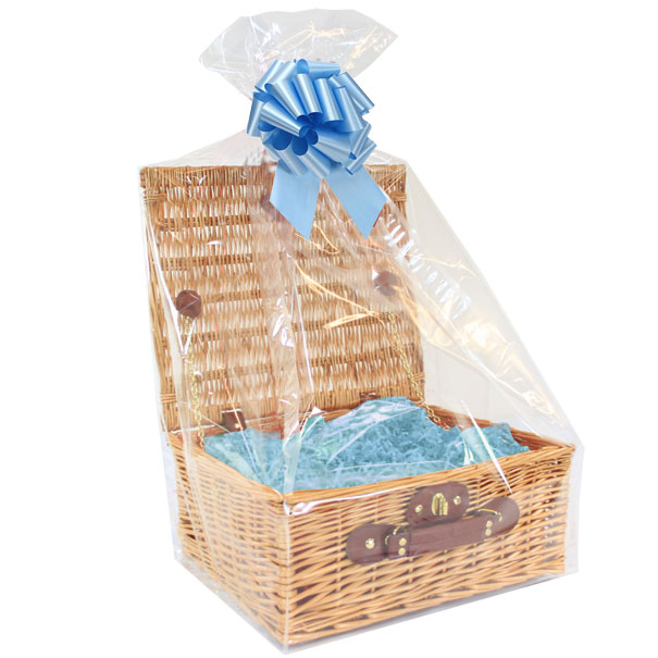 BULK Gift Basket Kit 14 NATURAL HAMPER BLUE ACCESSORIES x10
