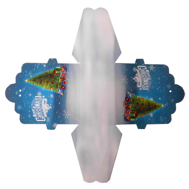 10 x Triangle Gift Box (Large) - CHRISTMAS TREE