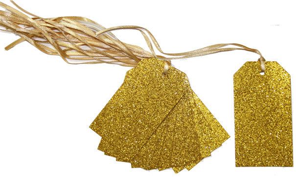 gold present tags
